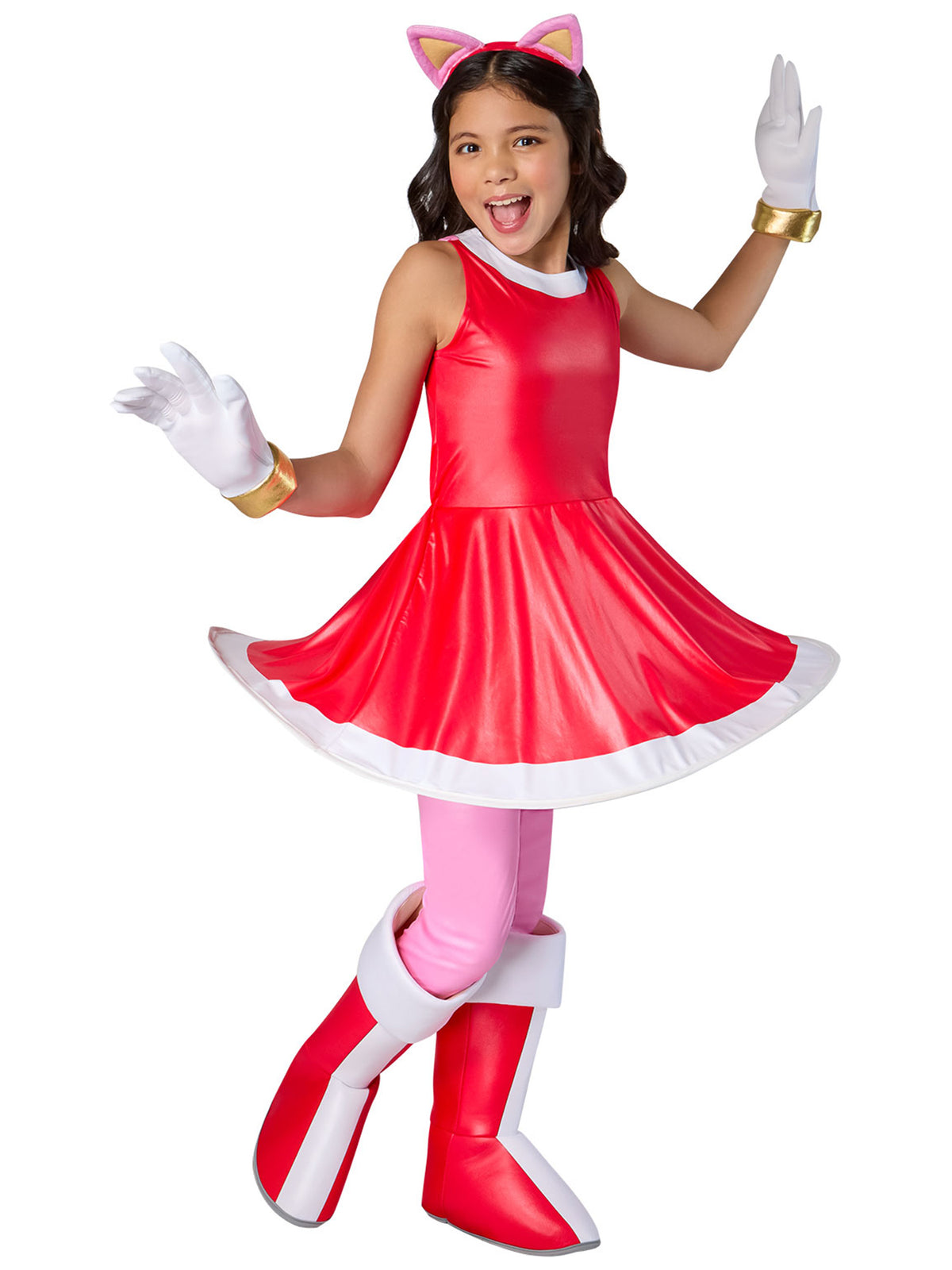 Girls' Sonic the Hedgehog Amy Rose Costume Set