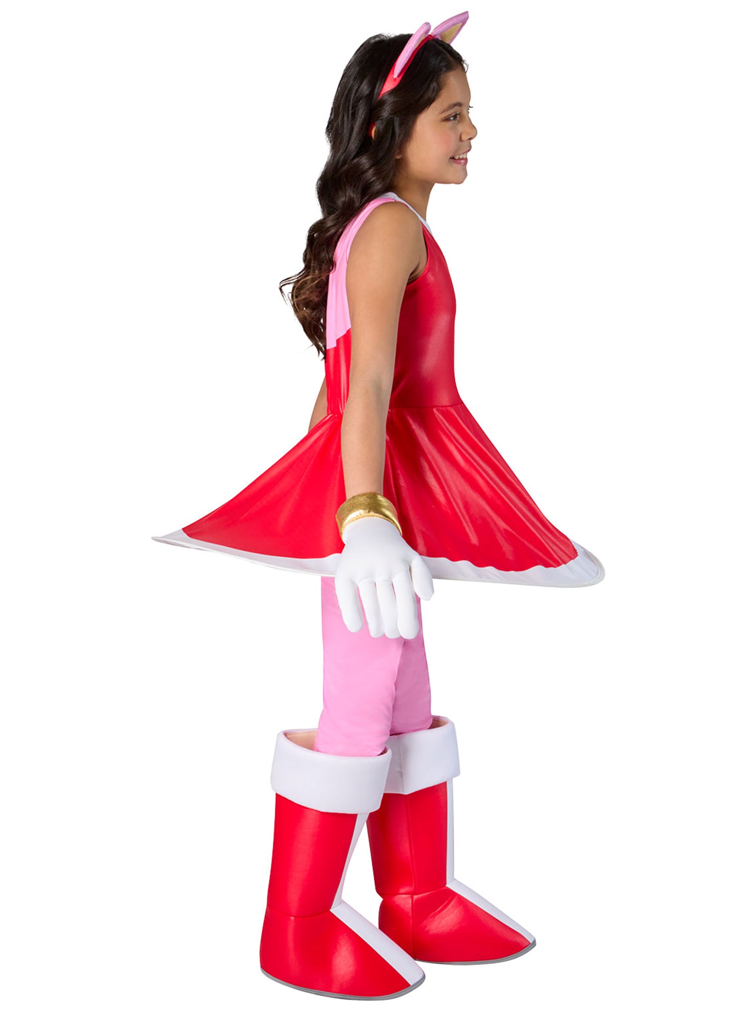 Girls' Sonic the Hedgehog Amy Rose Costume Set