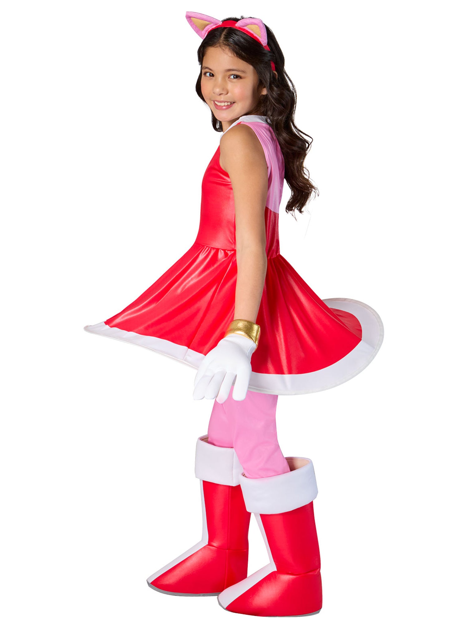 Girls' Sonic the Hedgehog Amy Rose Costume Set