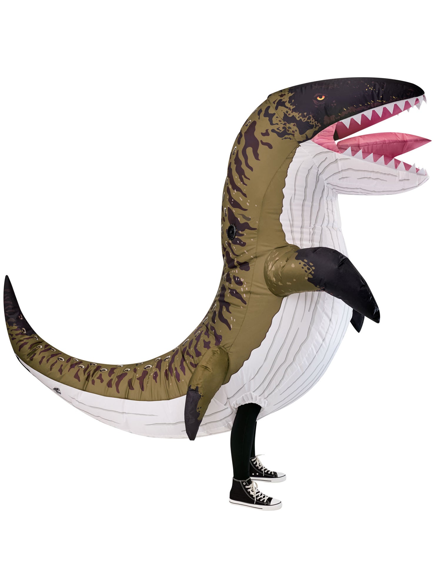 Adult Jurassic World Rebirth Mosasaurus Inflatable Costume