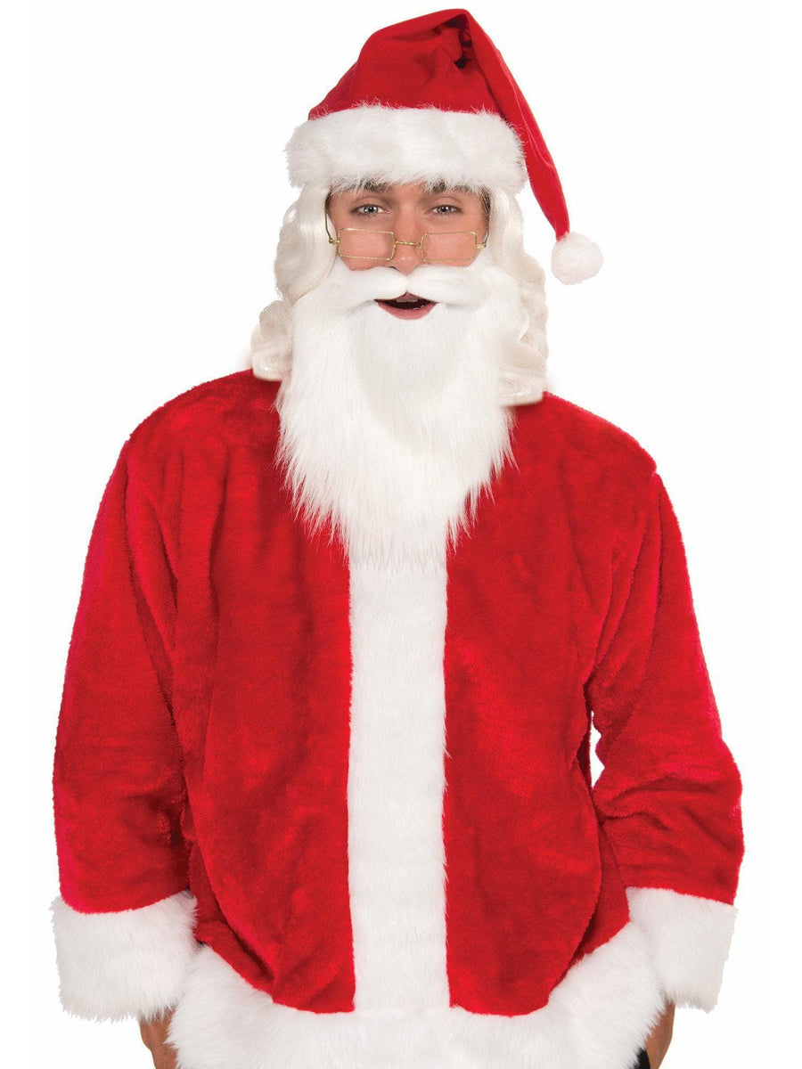 Adult White Santa Beard and Mustache