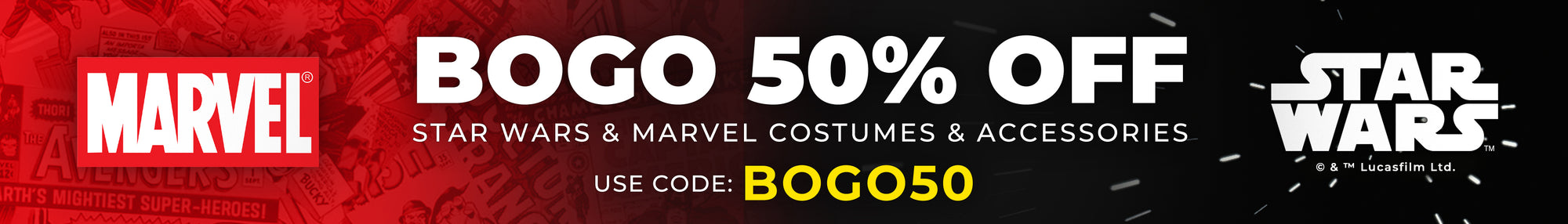 Star Wars & Marvel Costumes & Accessories