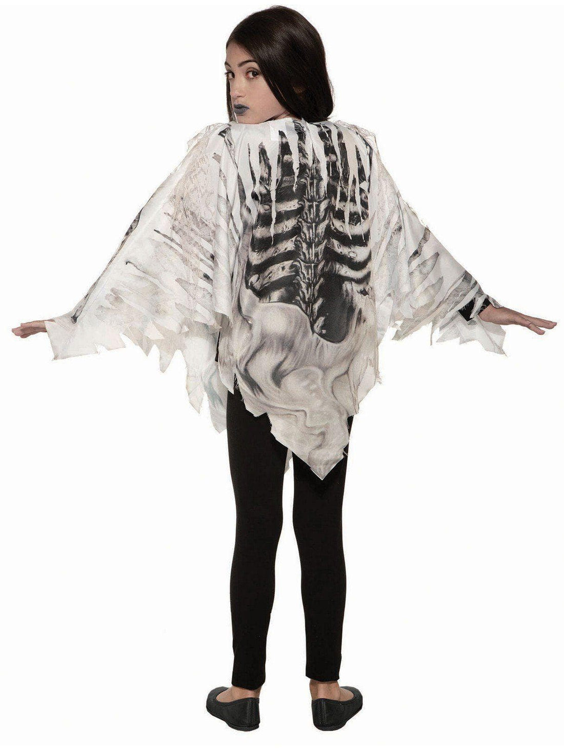 Kid's Skeleton Poncho Costume