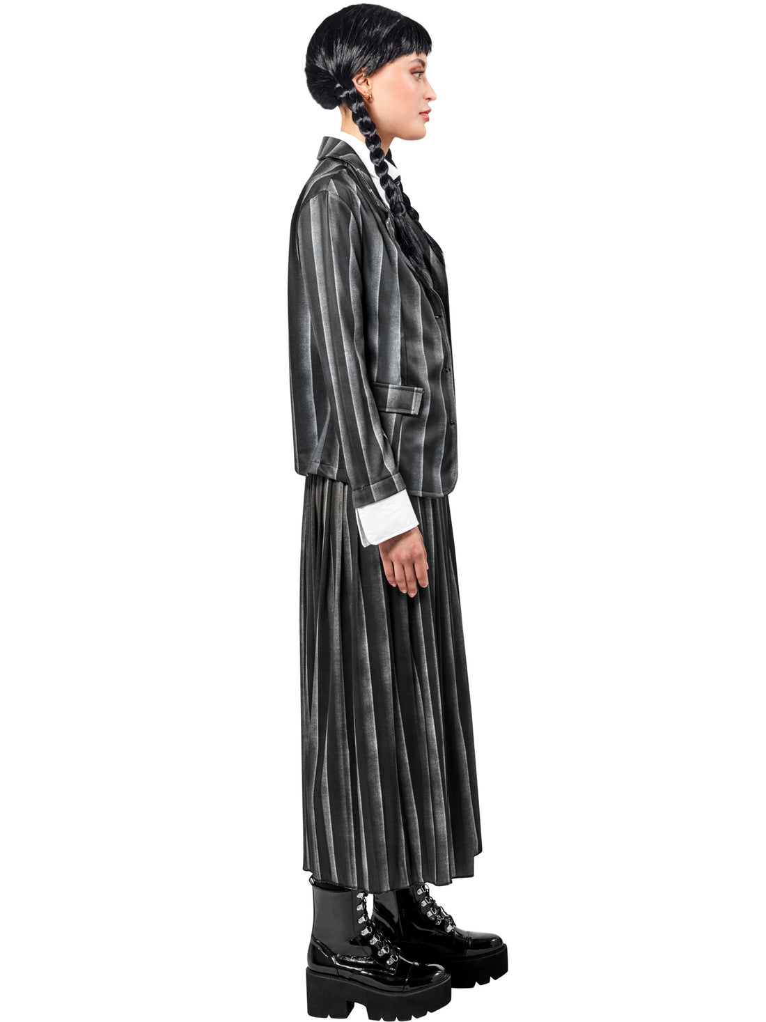 Women's Wednesday Addams Nevermore Academy Black School Uniform Costum