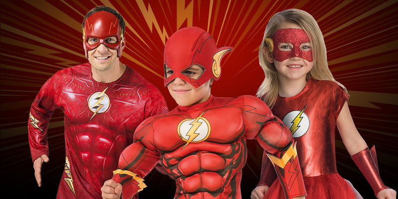The Flash (DC Comics) Costumes for Kids and Adults