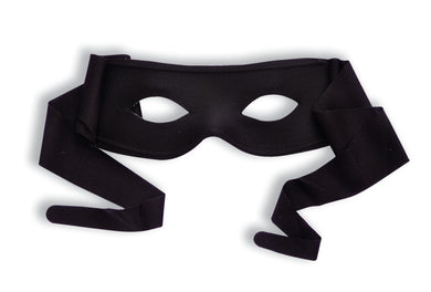 Adult Black Eye Mask with Ties