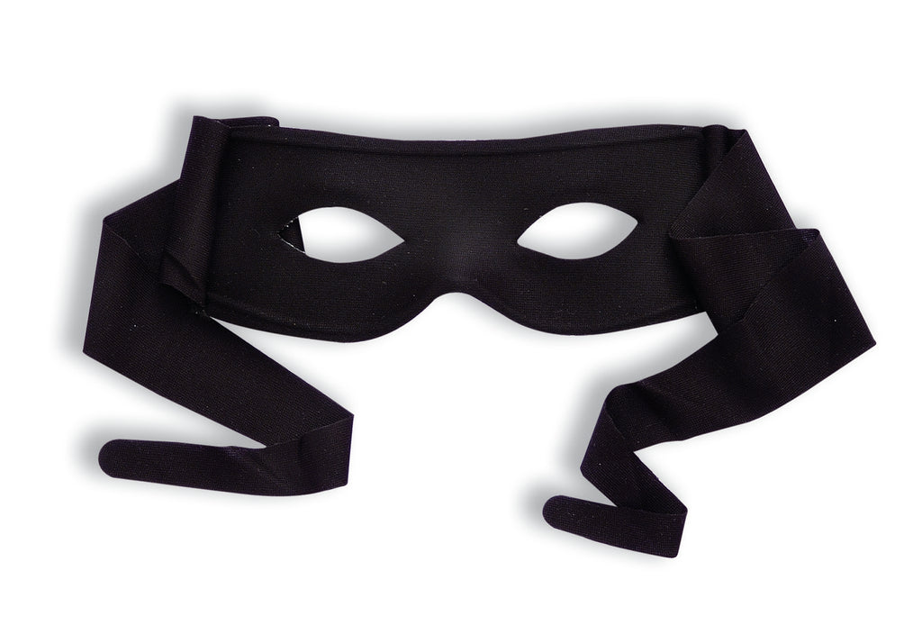 Adult Black Eye Mask with Ties