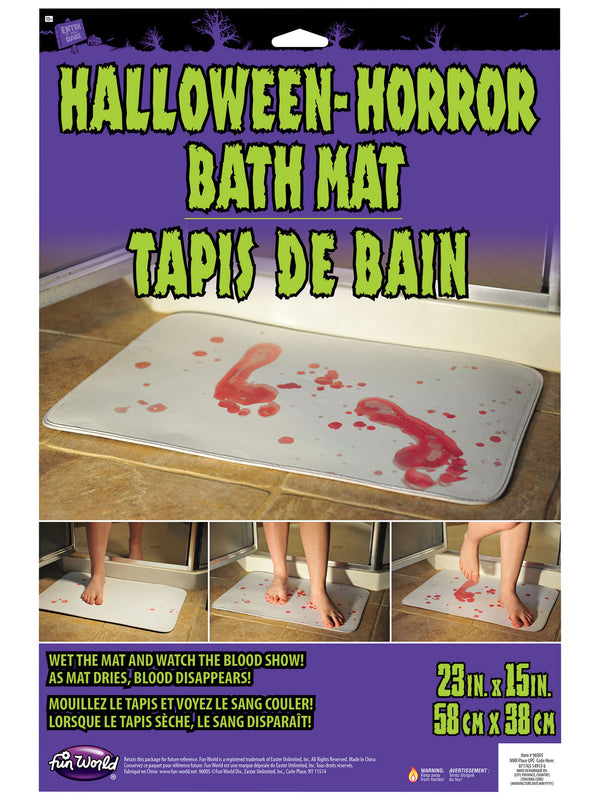 23-inch Bloody Footprint Door Mat