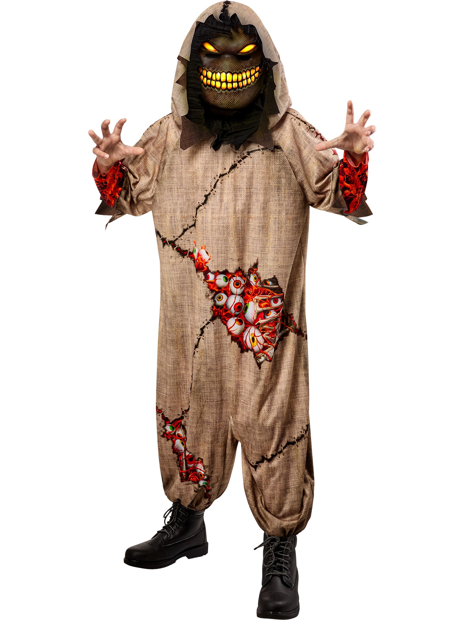Boys' Goblin Costume with Light Up Mask