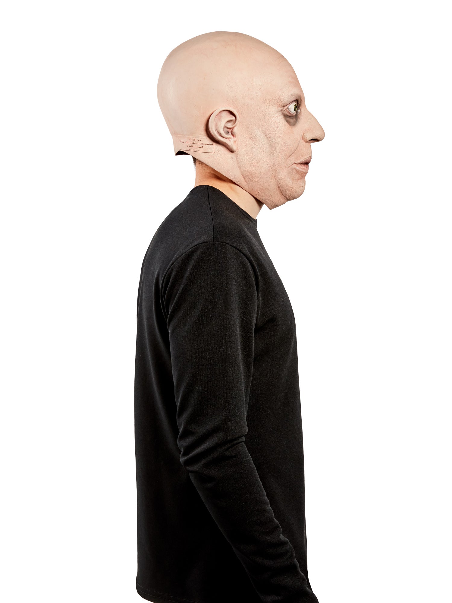 Men's The Addam's Family Uncle Fester Overhead Latex Mask - Deluxe